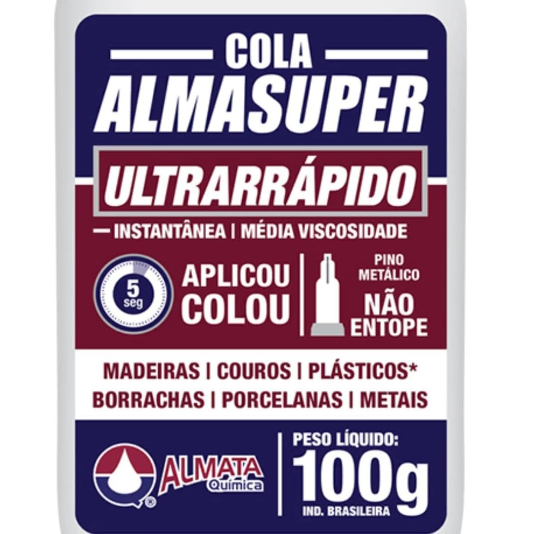 Cola Instantaneo Ultra Aep401 100g - Almasuper - Rei dos Parafusos